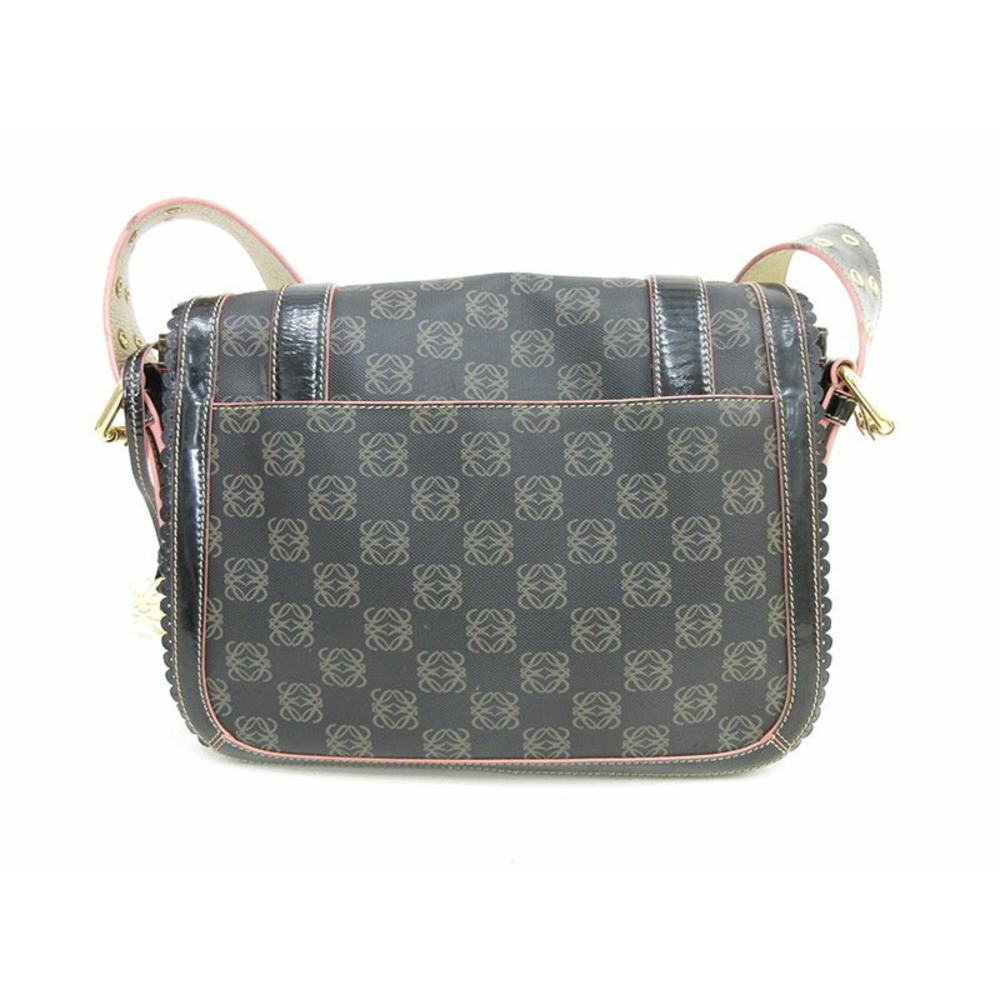 Loewe Black Bag Logogram Pink Messenger - Gem